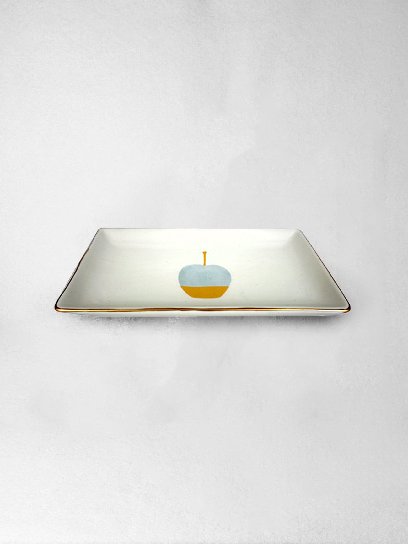 Apple Plate - Ceramic Rectangular