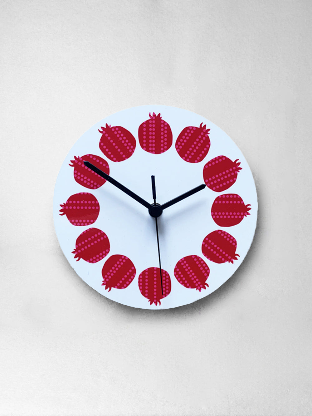 Pomegranate Clock by Barbara Shaw