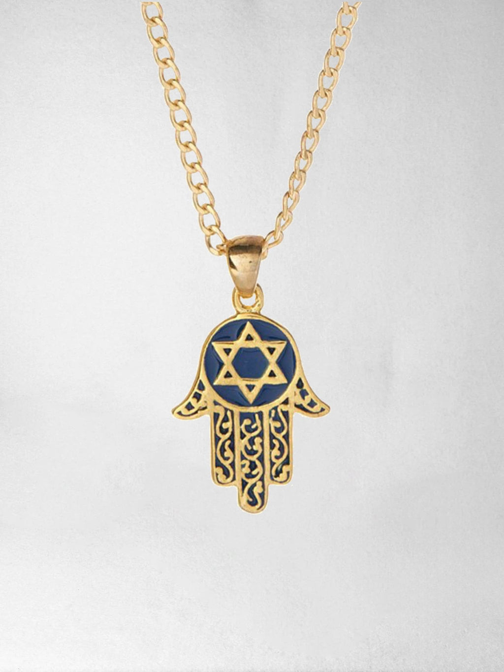 Pendant Hamsa with Magen David